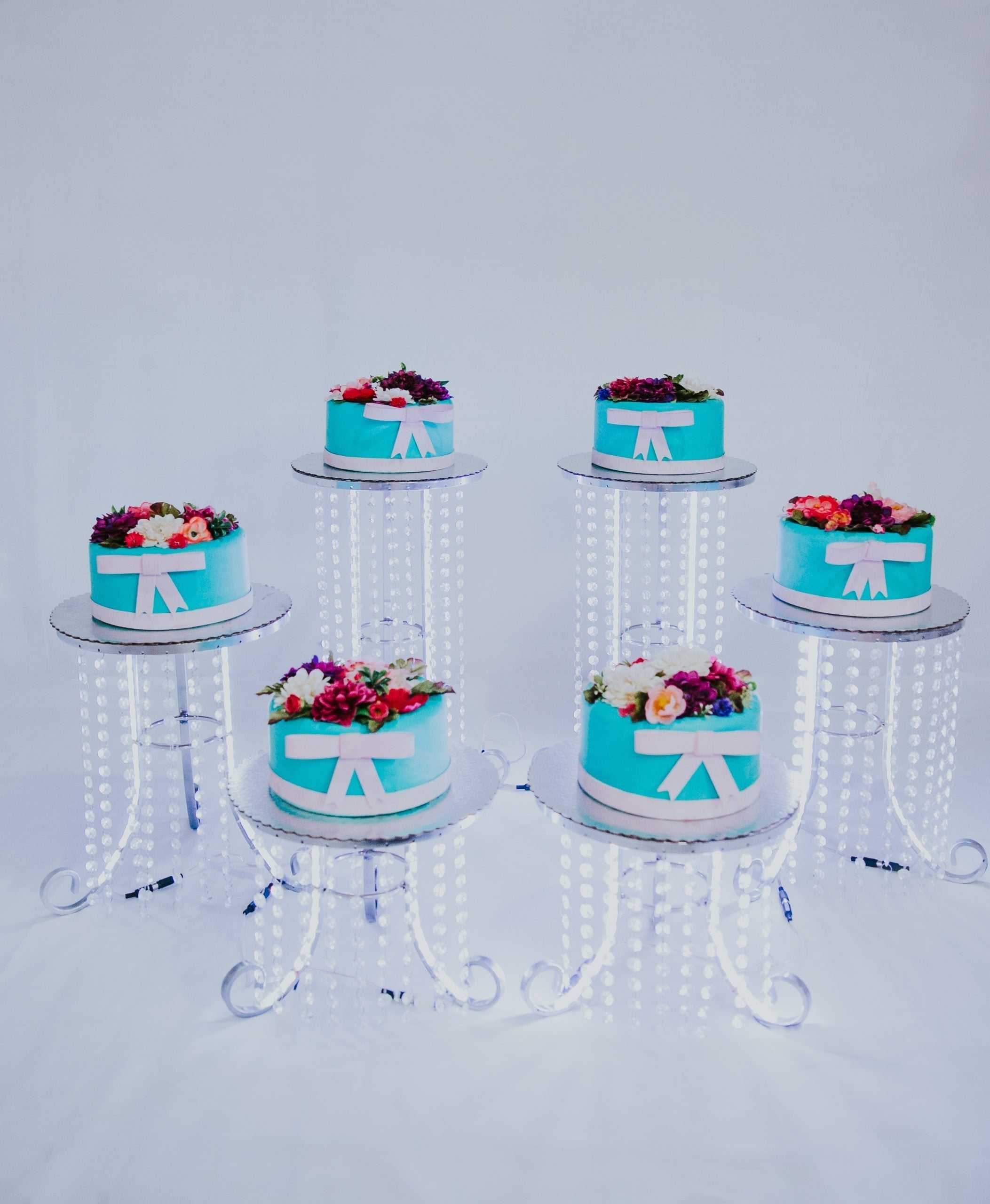 Juego de 6 con luz y piedra – Marbade USA